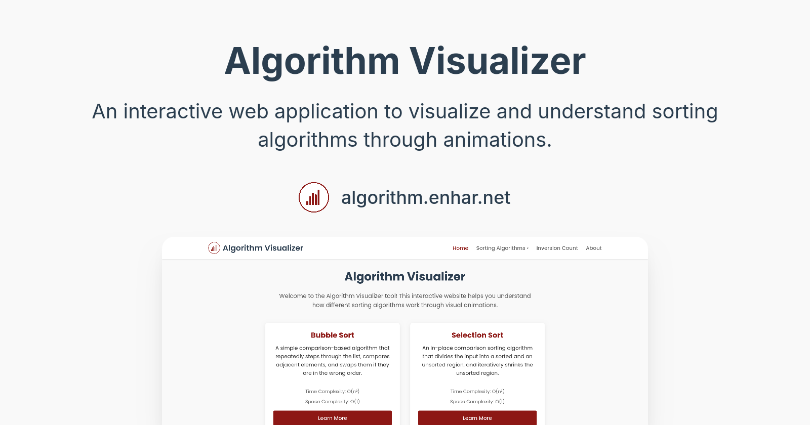 Algorithm Visualizer Algorithm Visualizer